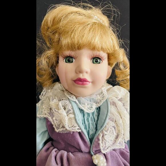 Toys | Vintage Brass Key Victorian Rose Collection Genuine Porcelain ...